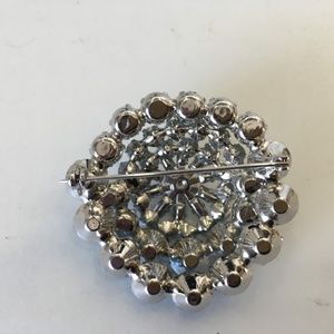 Sherman | Jewelry | Rhapsody In Blue Domed Sherman Brooch | Poshmark